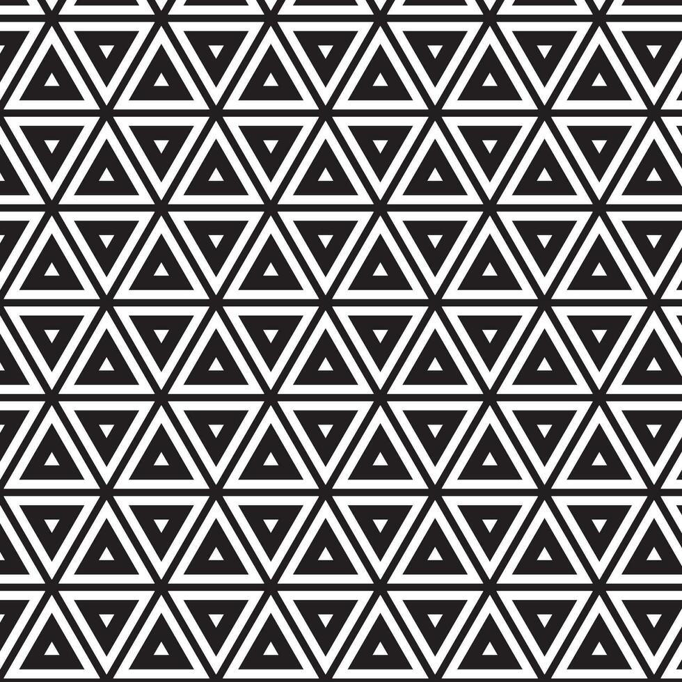 Geometric Triangular Pattern, Isolated Background. 23231477 Vector Art ...