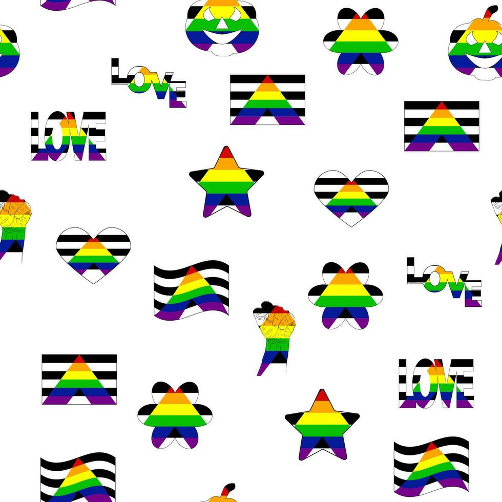 Straight Allies pride flag. LGBT community flag 23233476 Vector Art at ...