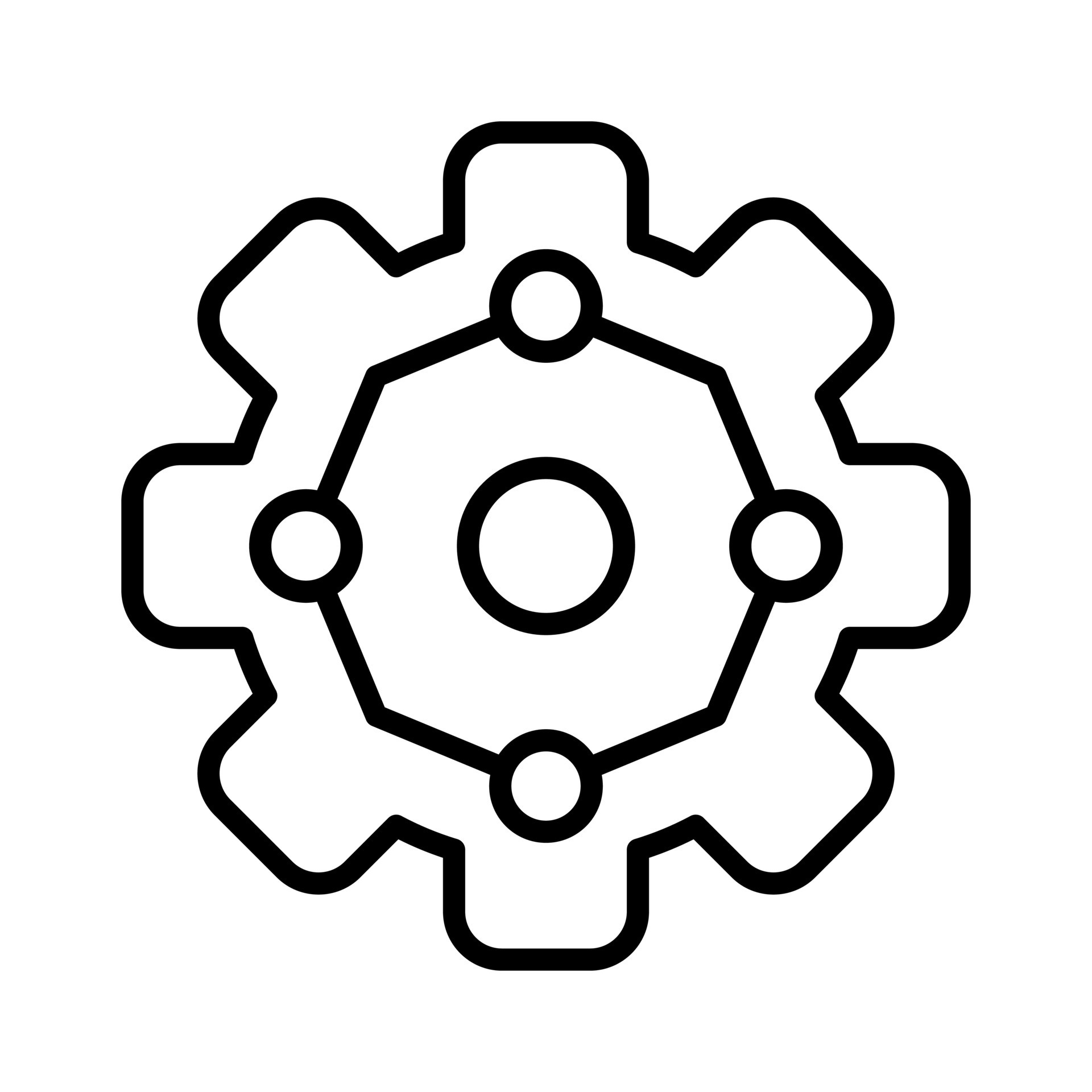 Gear Setting Automation Outline Icon Vector Illustration 23233829