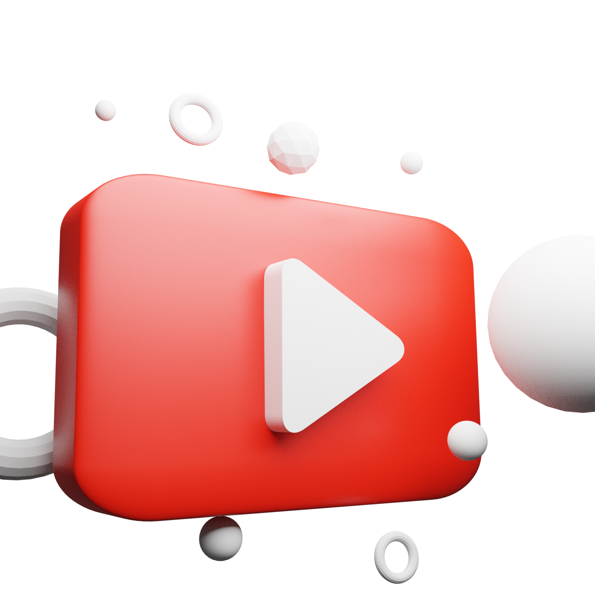 Play Button Youtube Youtube Video Icon Logo Symbol Red Banner Social Media Sign Mobile App