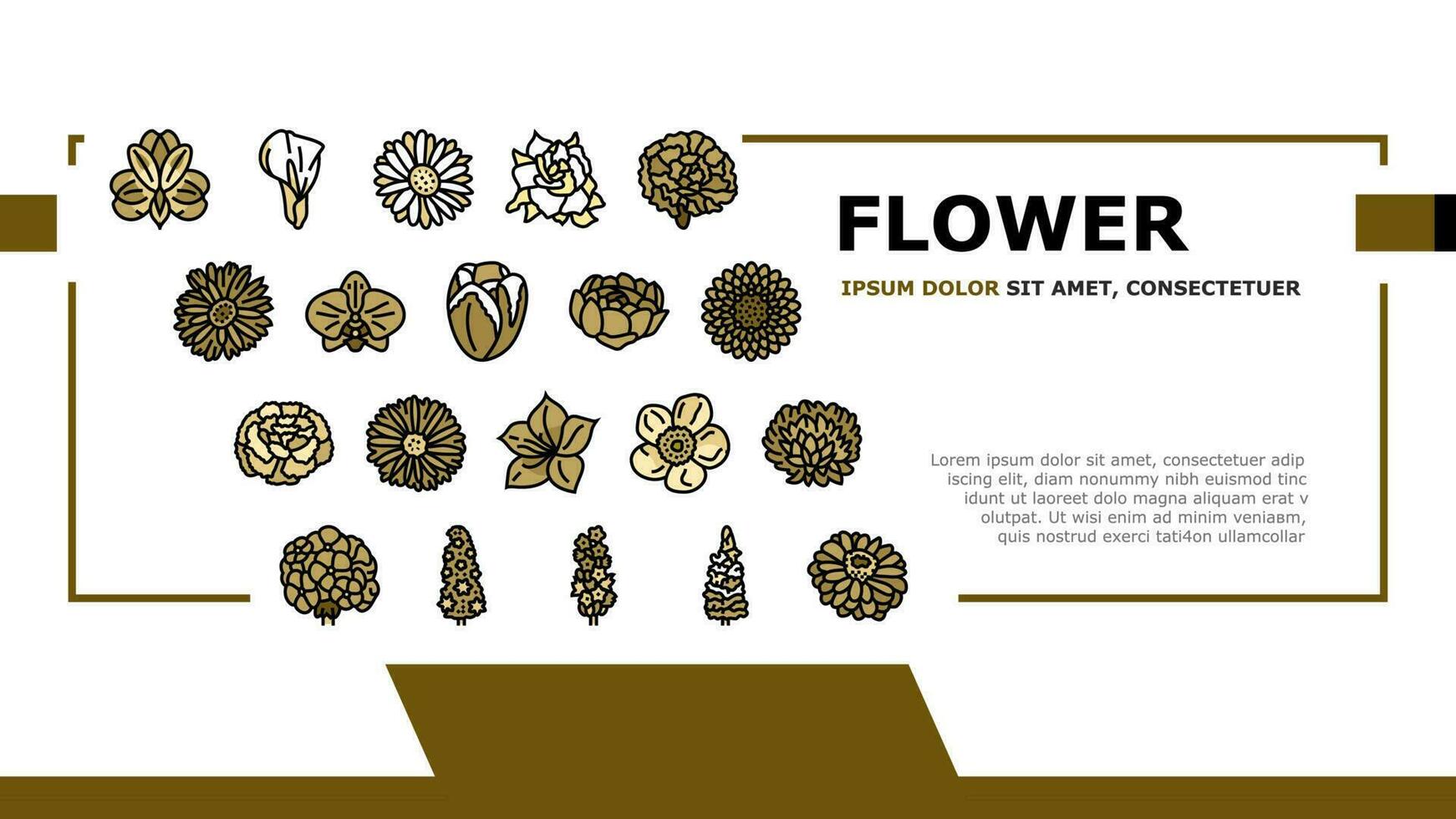 Flower Spring Floral Blossom Landing Header Vector 23245256 Vector Art