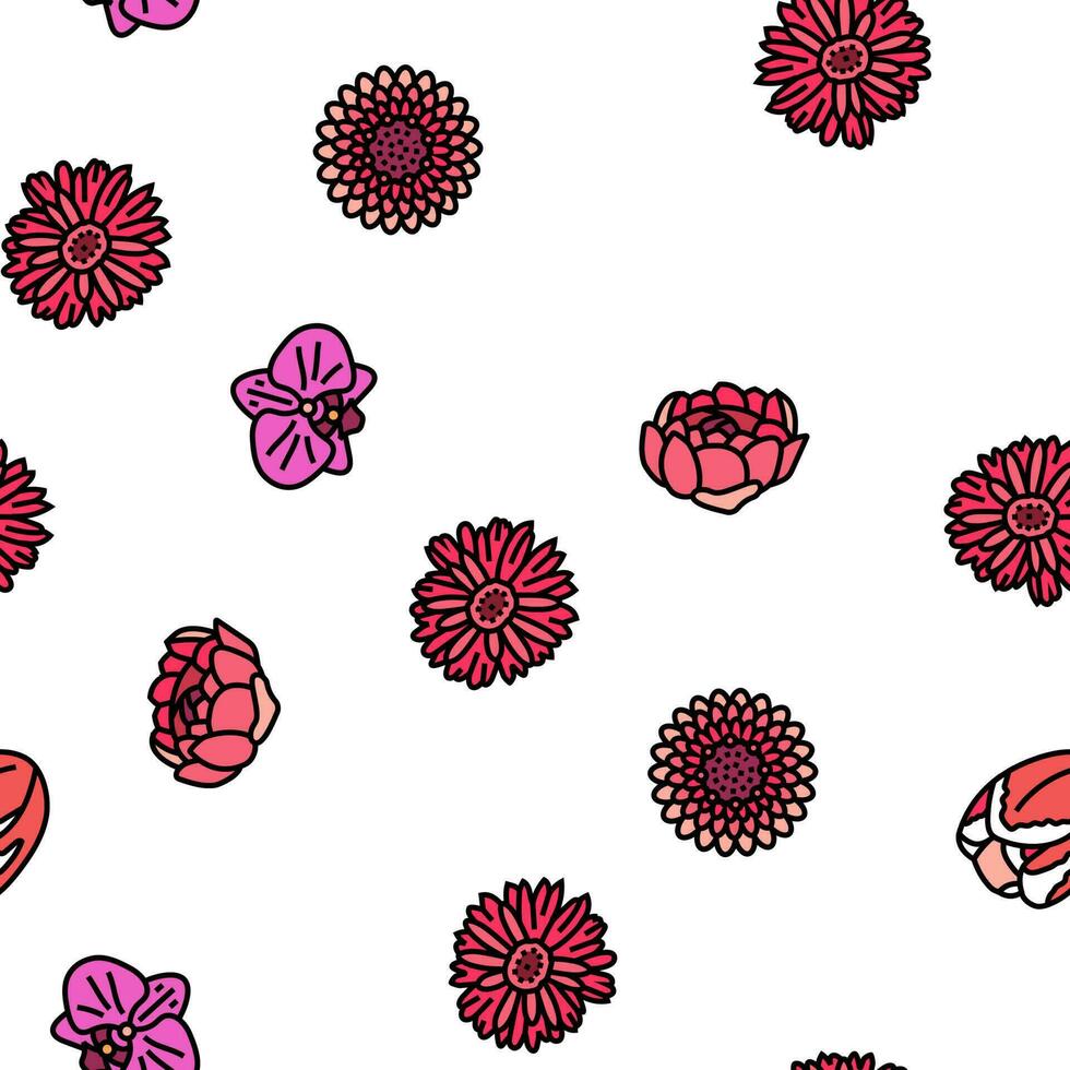 flower spring floral blossom vector seamless pattern 23245522 Vector ...