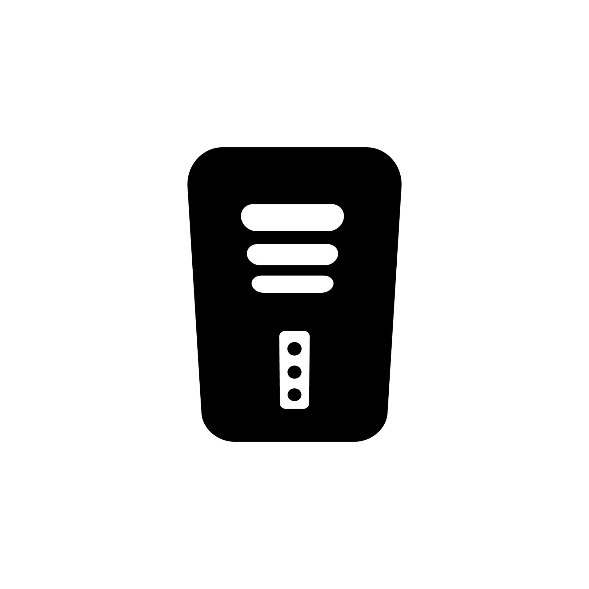 System unit of a computer vector icon illustration 23246032 Vector Art ...