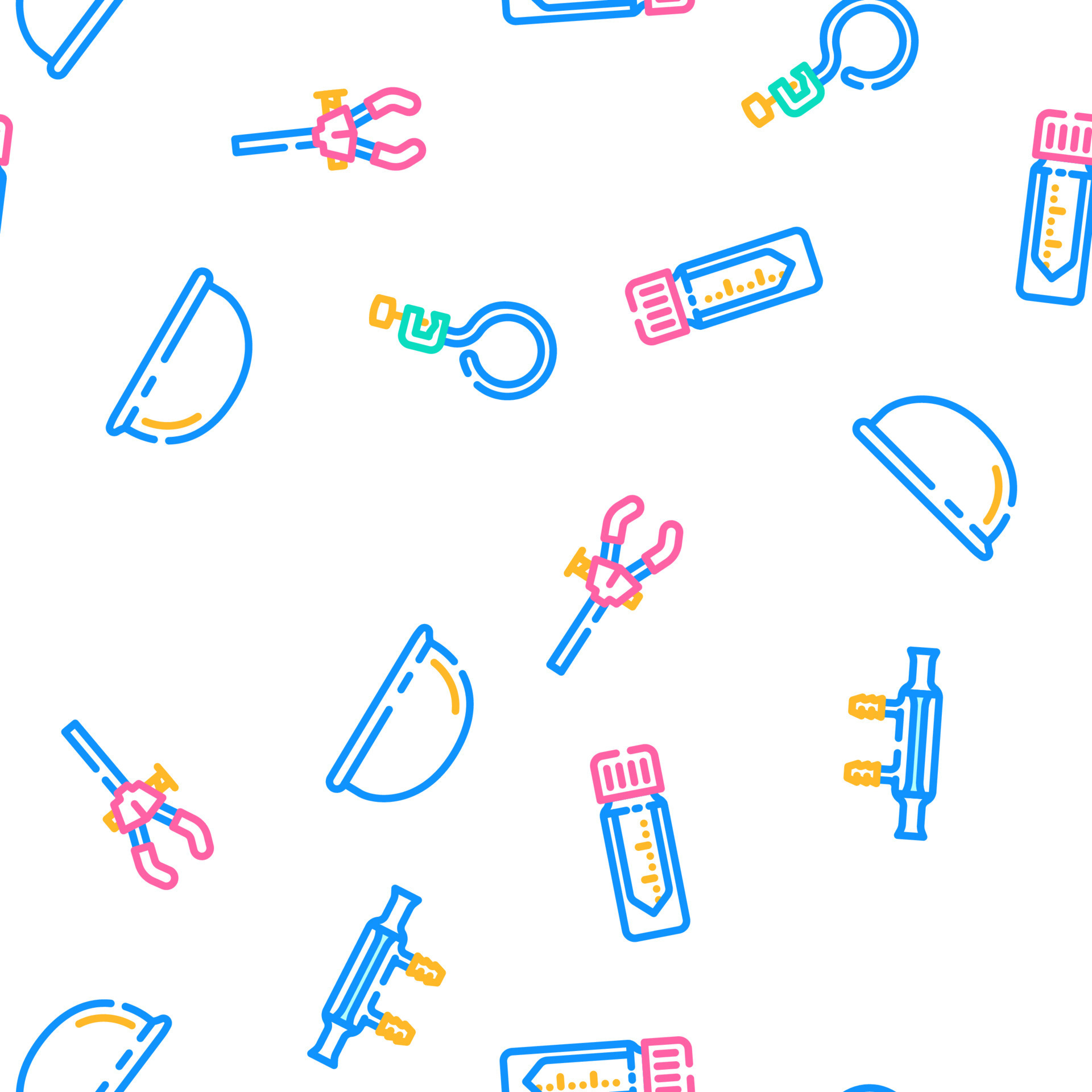 Chemistry Laboratory Flask Test Vector Seamless Pattern 23247783 Vector Art At Vecteezy