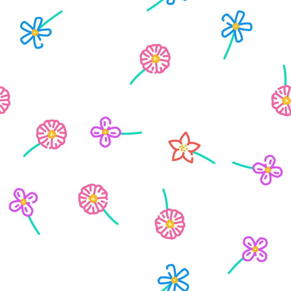 flower spring floral blossom vector seamless pattern 23247896 Vector ...