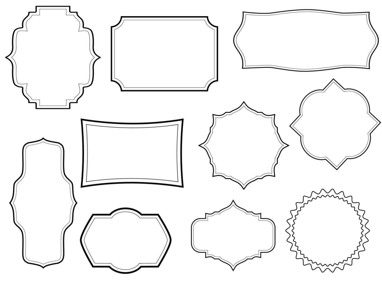 Double Line Borders And Frames