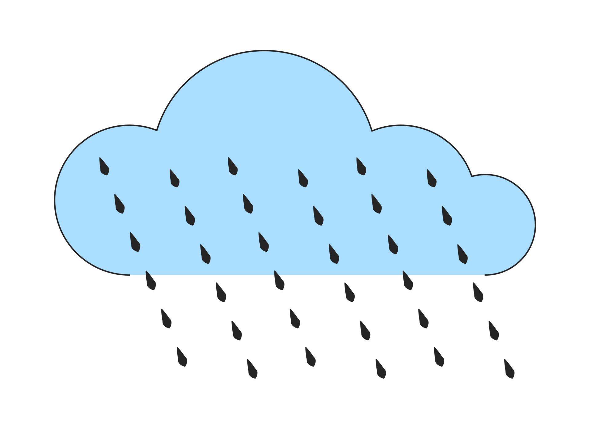 Animated Raindrops Clip Art