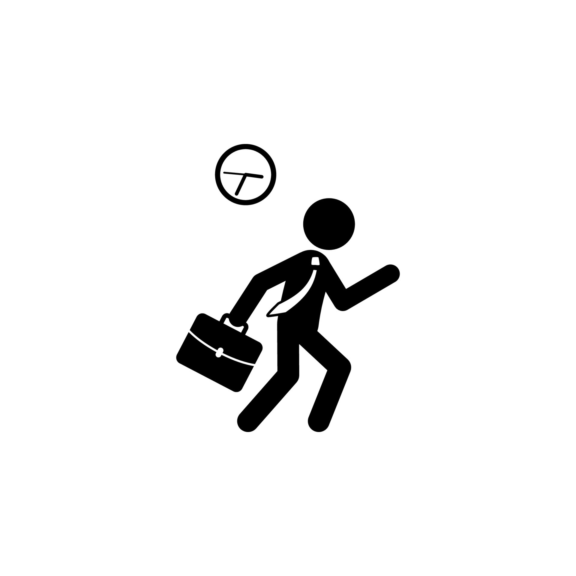 business man in a hurry vector icon illustration 23249509 Vector Art at Vecteezy