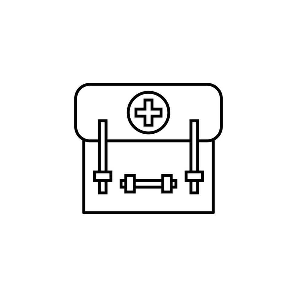 First Aid Kit Vector Icon Illustration 23249529 Vector Art At Vecteezy