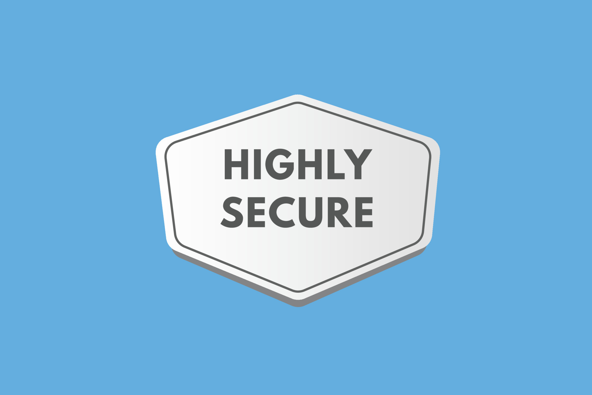 Highly Secure text Button. Highly Secure Sign Icon Label Sticker Web ... Highly Secure text Button. Highly Secure Sign Icon Label Sticker Web ...