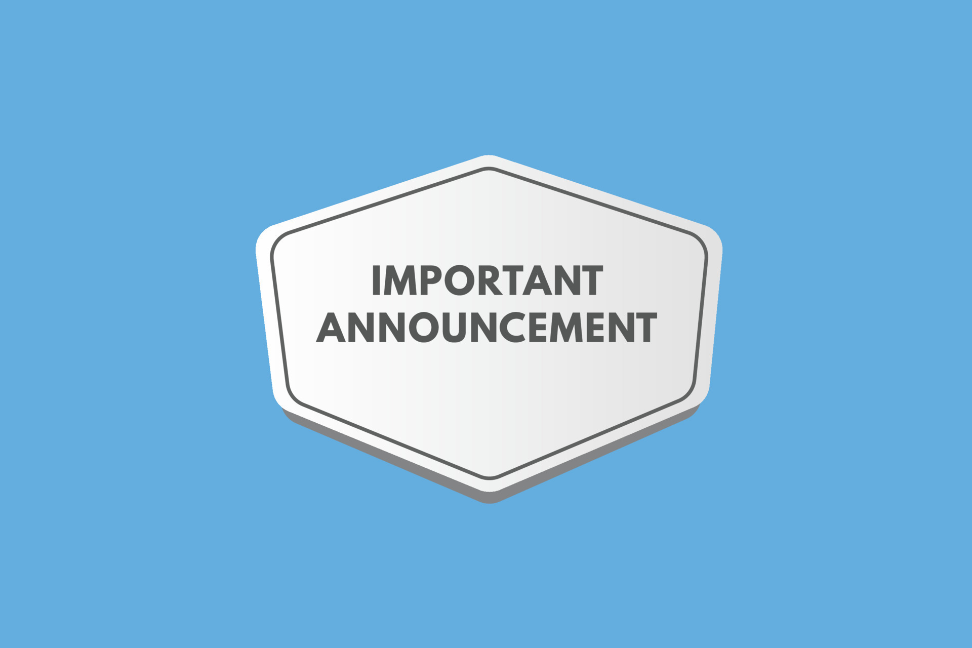 Important Announcement text Button. Important Announcement Sign Icon ... Important Announcement text Button. Important Announcement Sign Icon ...