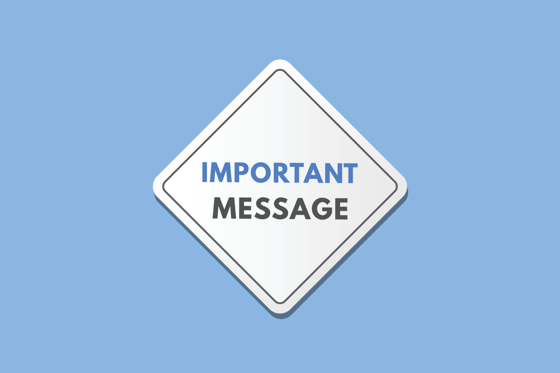 Important Message Text Button Important Message Sign Icon Label Sticker Web Buttons 23251068