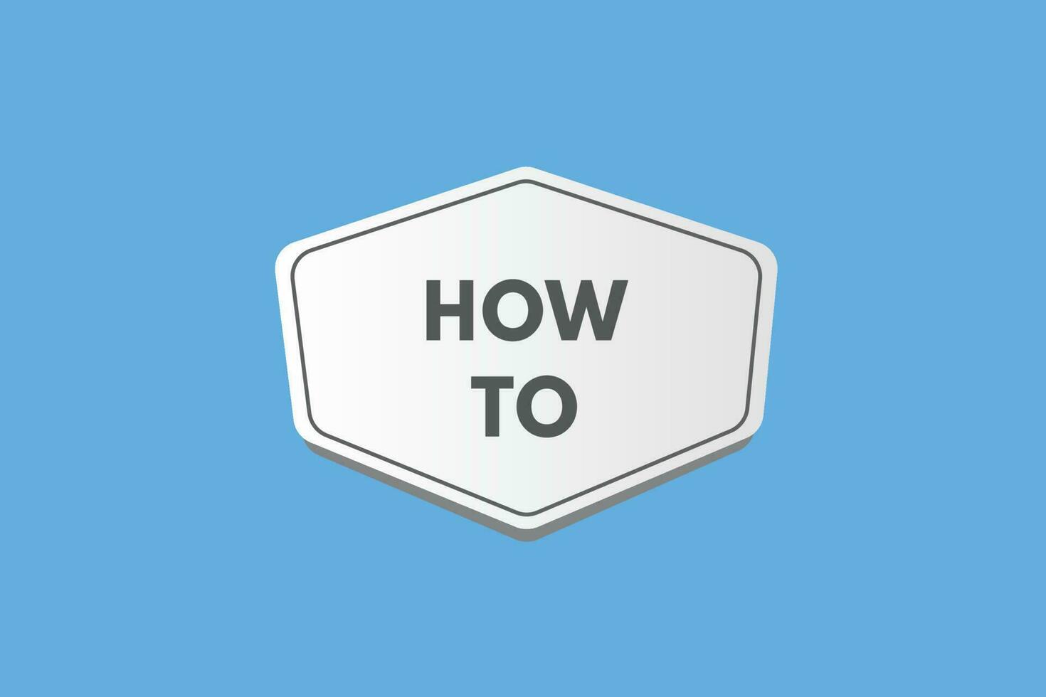 How To text Button. How To Sign Icon Label Sticker Web Buttons 23252353 Vector Art at Vecteezy