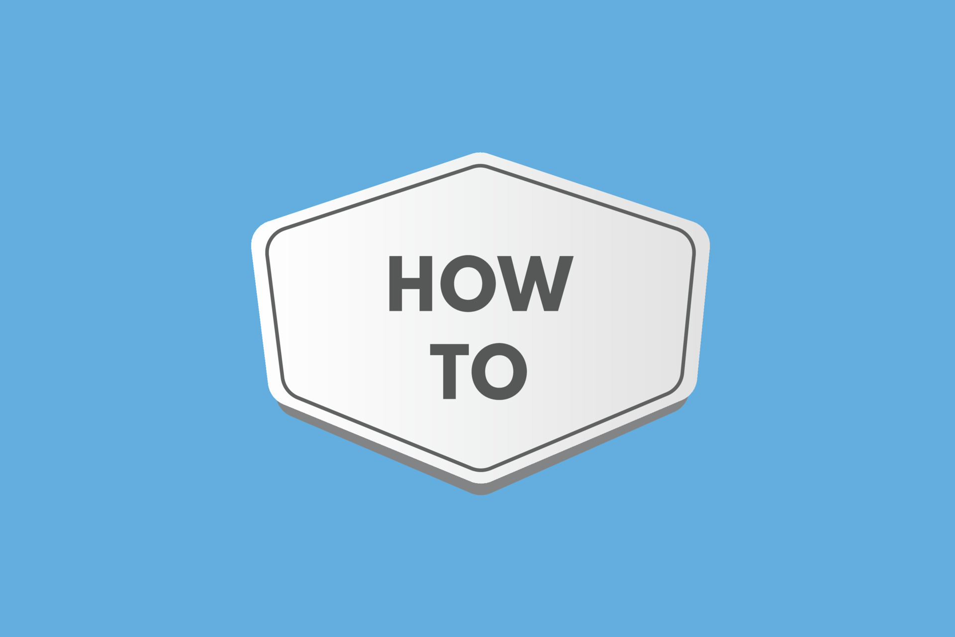 How To text Button. How To Sign Icon Label Sticker Web Buttons 23252353 ...