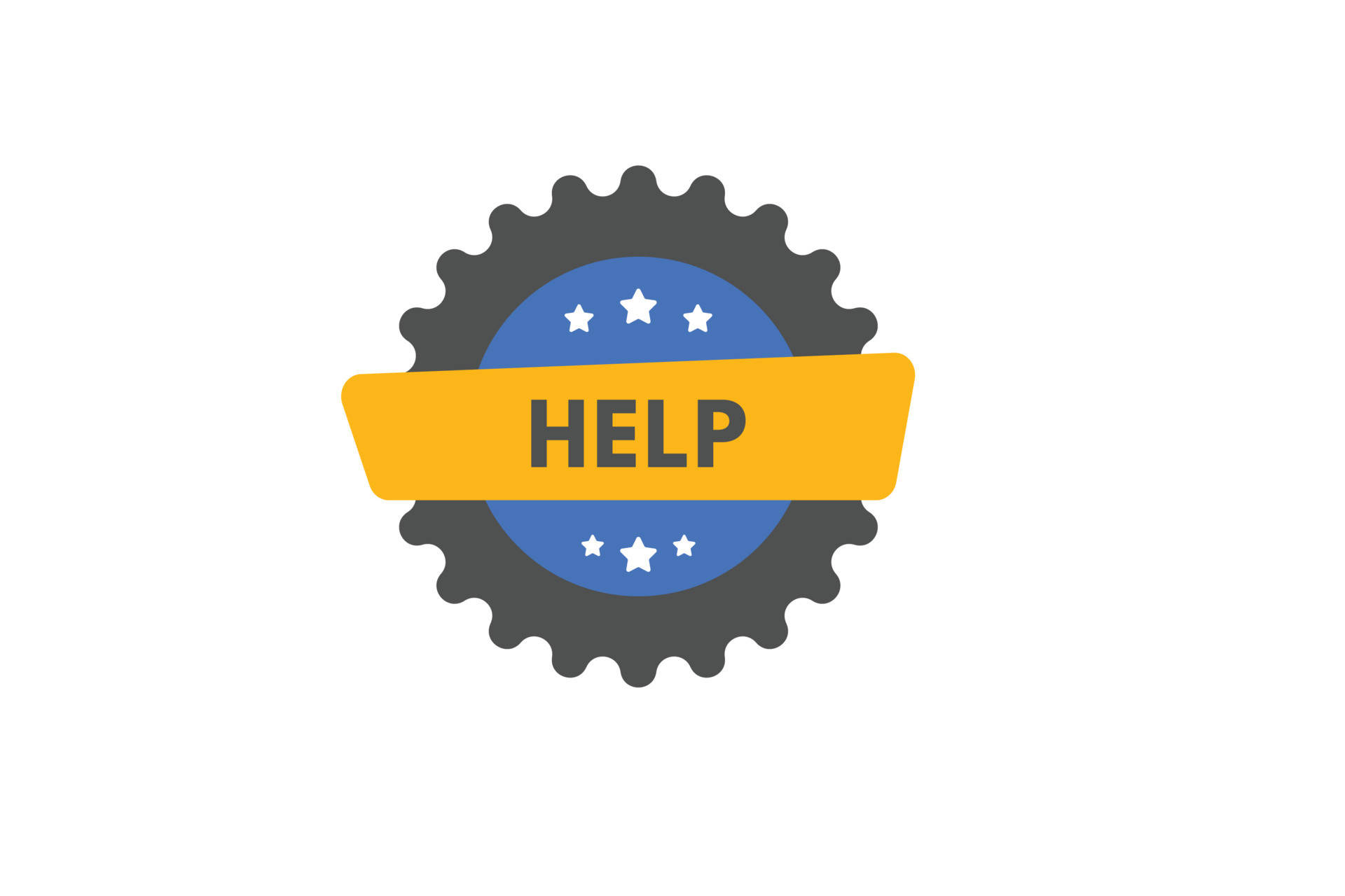 Help text Button. Help Sign Icon Label Sticker Web Buttons 23252428 ...