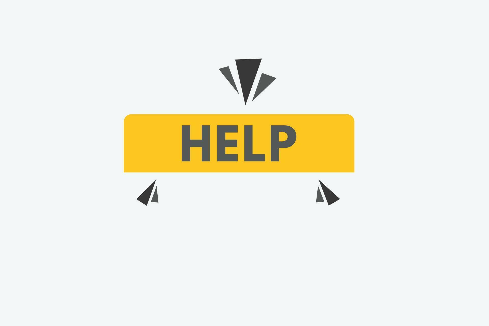 Help text Button. Help Sign Icon Label Sticker Web Buttons 23252430 ...