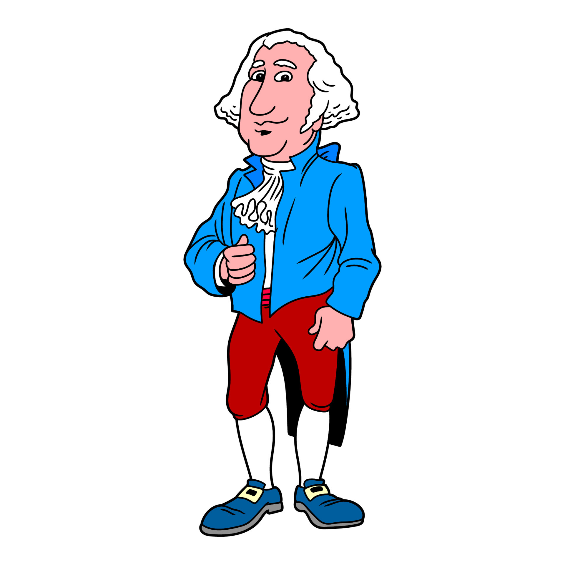 cartoon george washington 23253766 Vector Art at Vecteezy