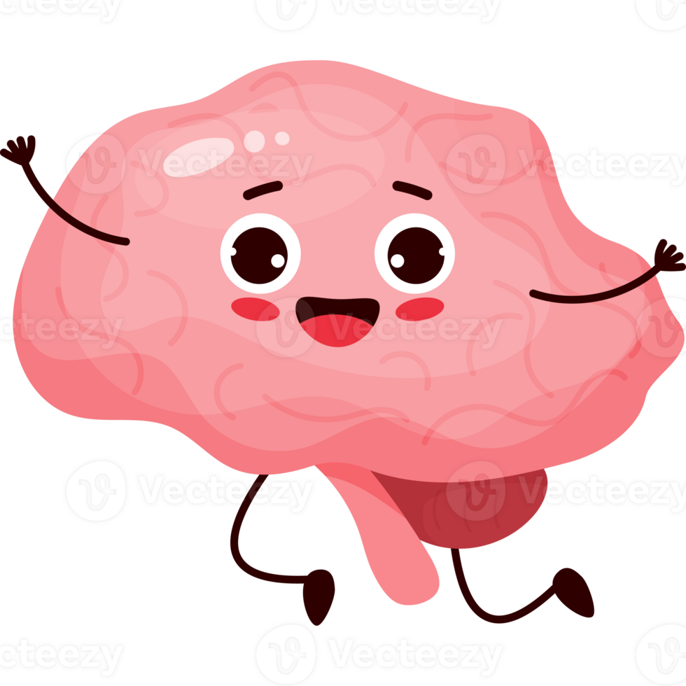 happy smiling character brain 23254382 PNG happy smiling character brain 23254382 PNG