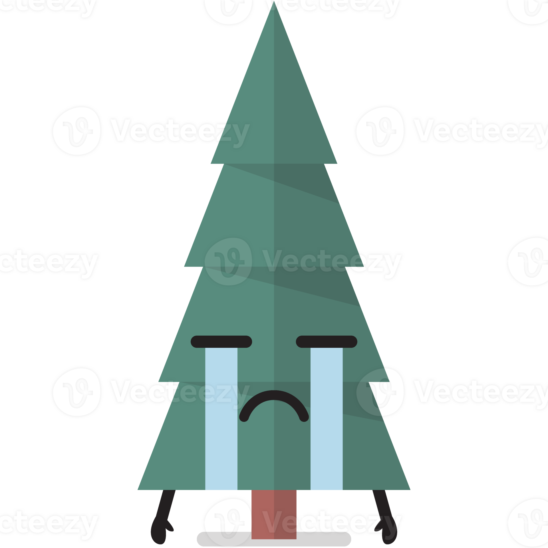 Christmas tree character emoji 23256100 PNG