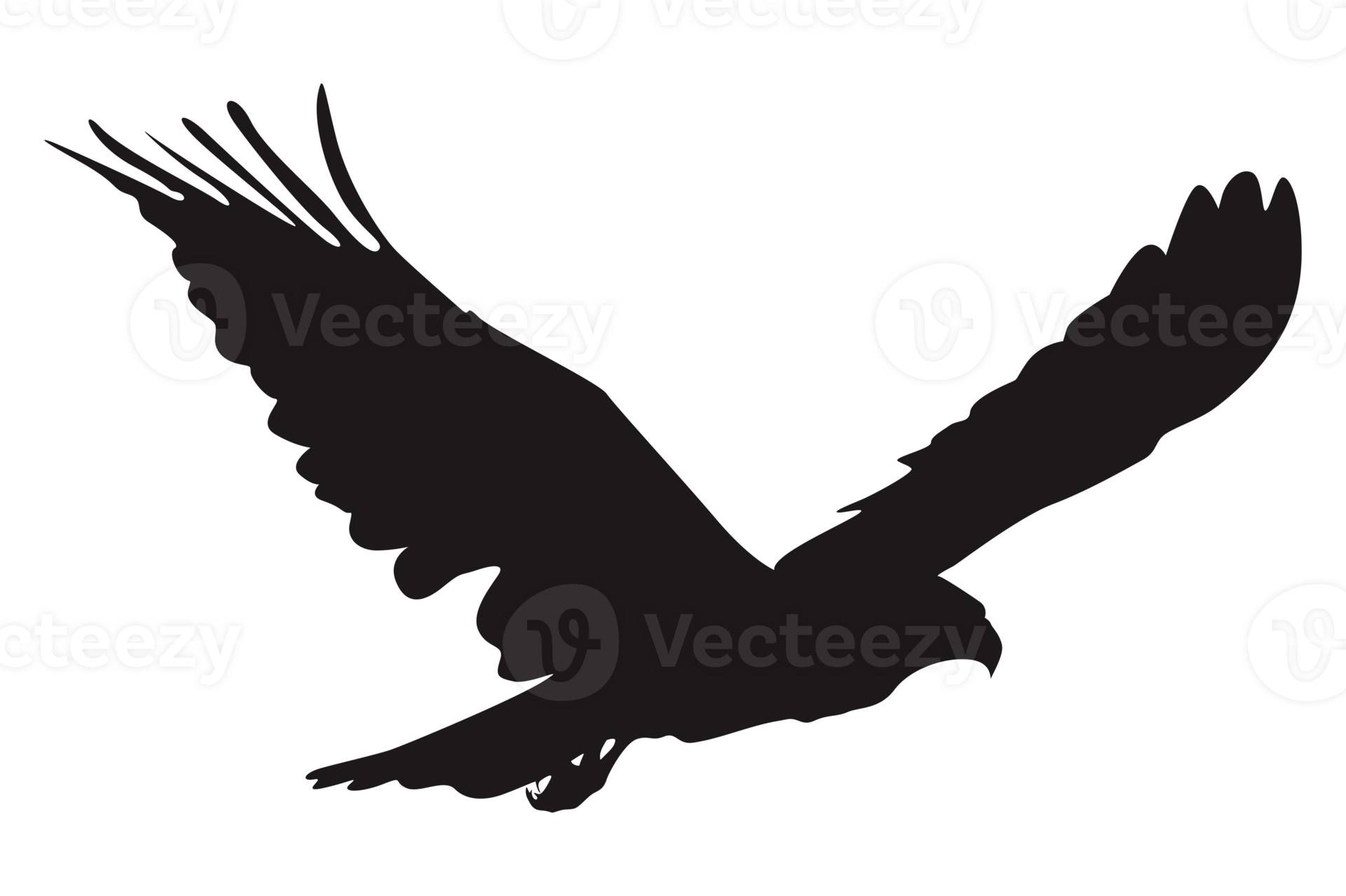 Animal - Flying Eagle Silhouette 23258131 PNG