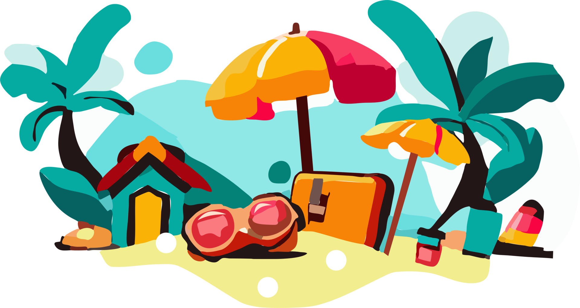 summer vacation png graphic clipart design 23258301 PNG