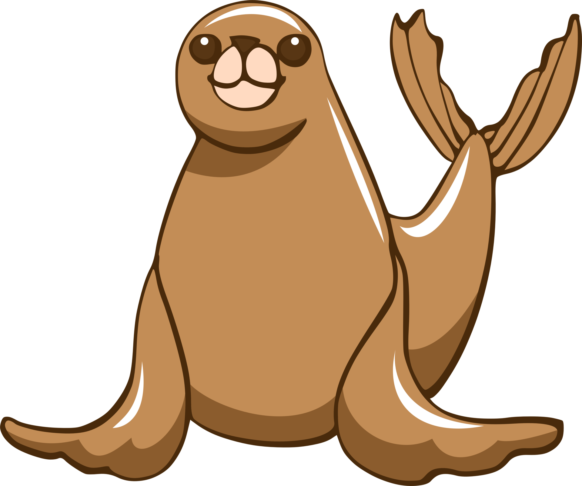 Sea lion png graphic clipart design 23258329 PNG
