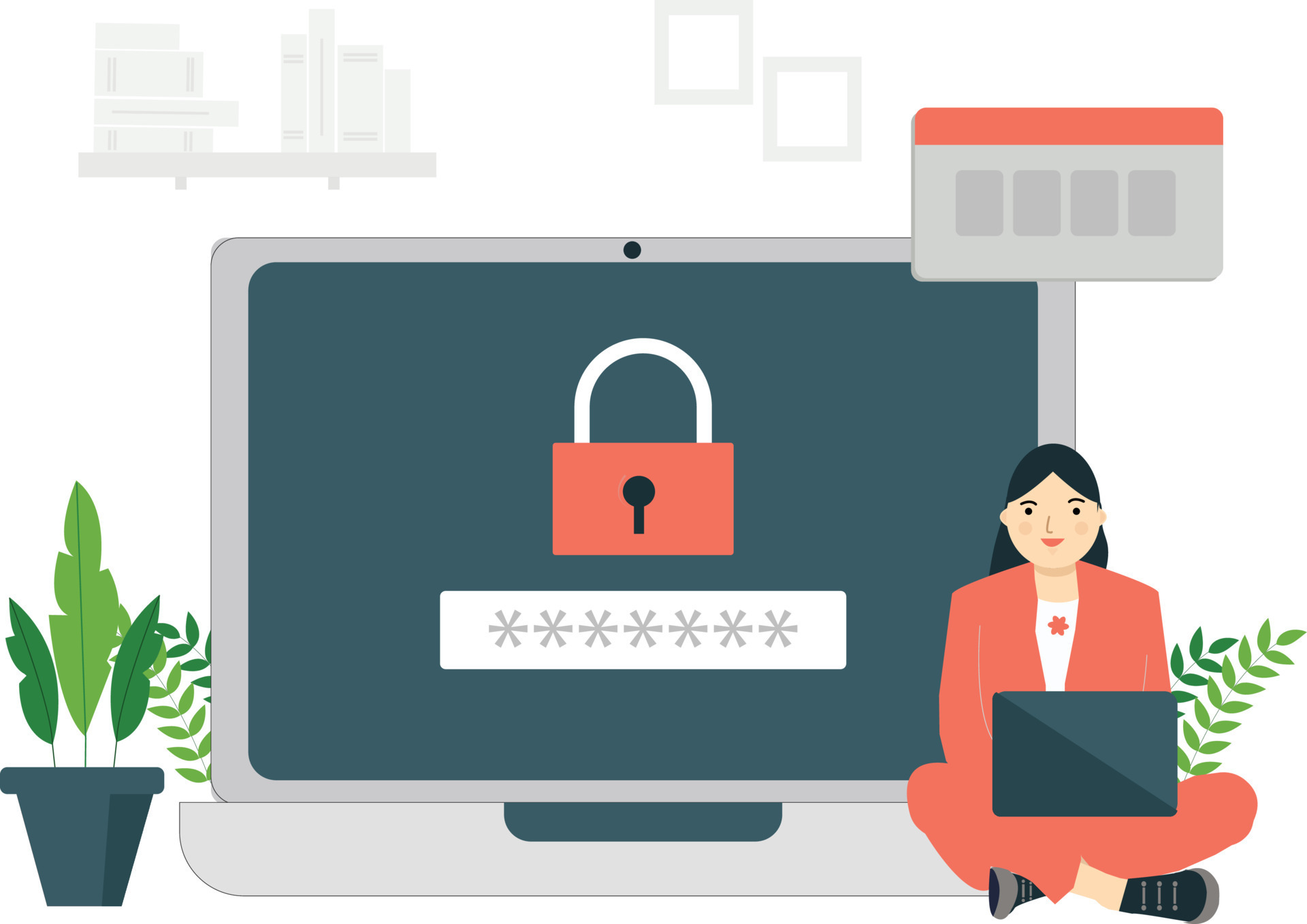 Forgot Password Concept Illustration 23261970 Vector Art At Vecteezy