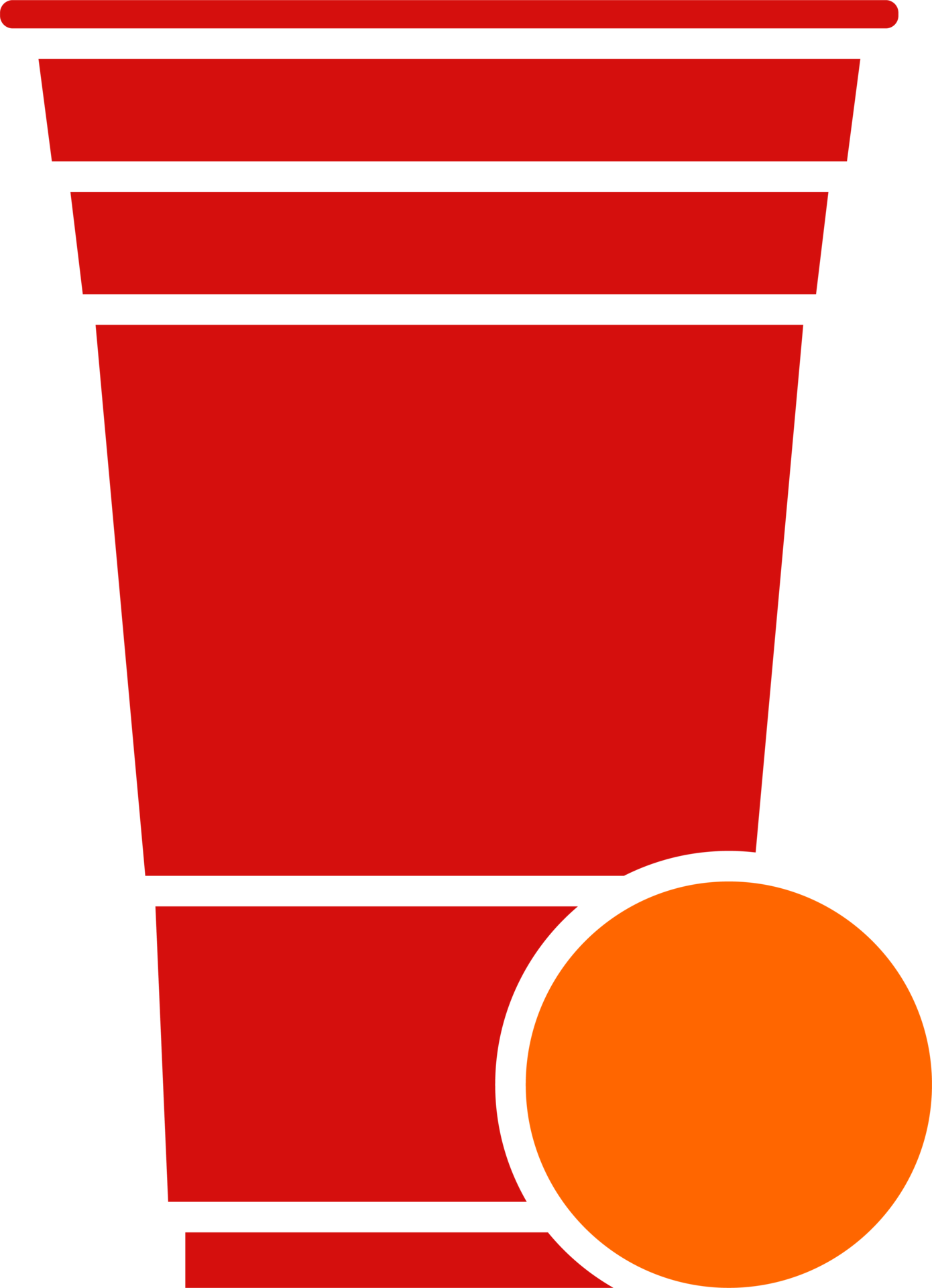 Free Red Beer Pong Illustration Plastic Cup And Ball Traditional