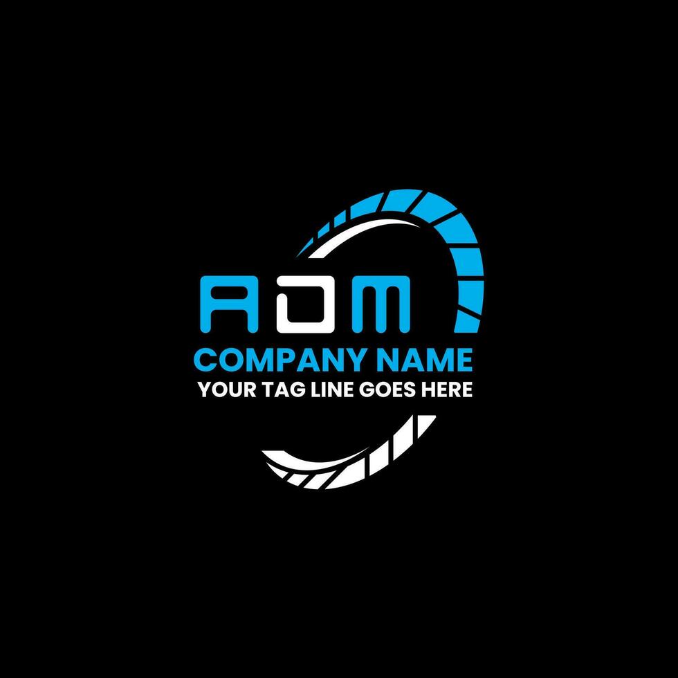 diseño creativo del logotipo de la letra adm con gráfico vectorial ... diseño creativo del logotipo de la letra adm con gráfico vectorial ...
