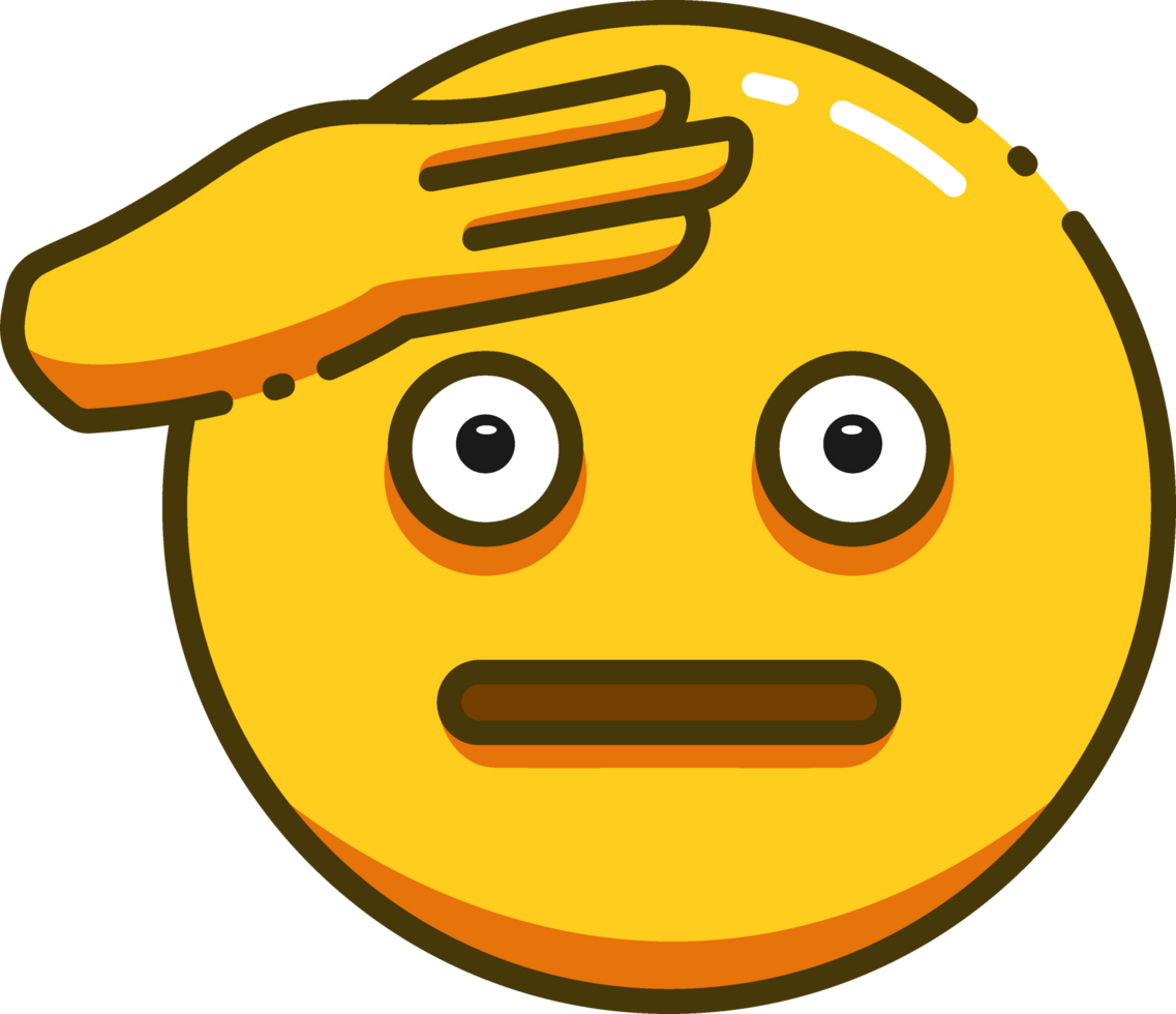 Cute Yellow Emoji 23266992 Png