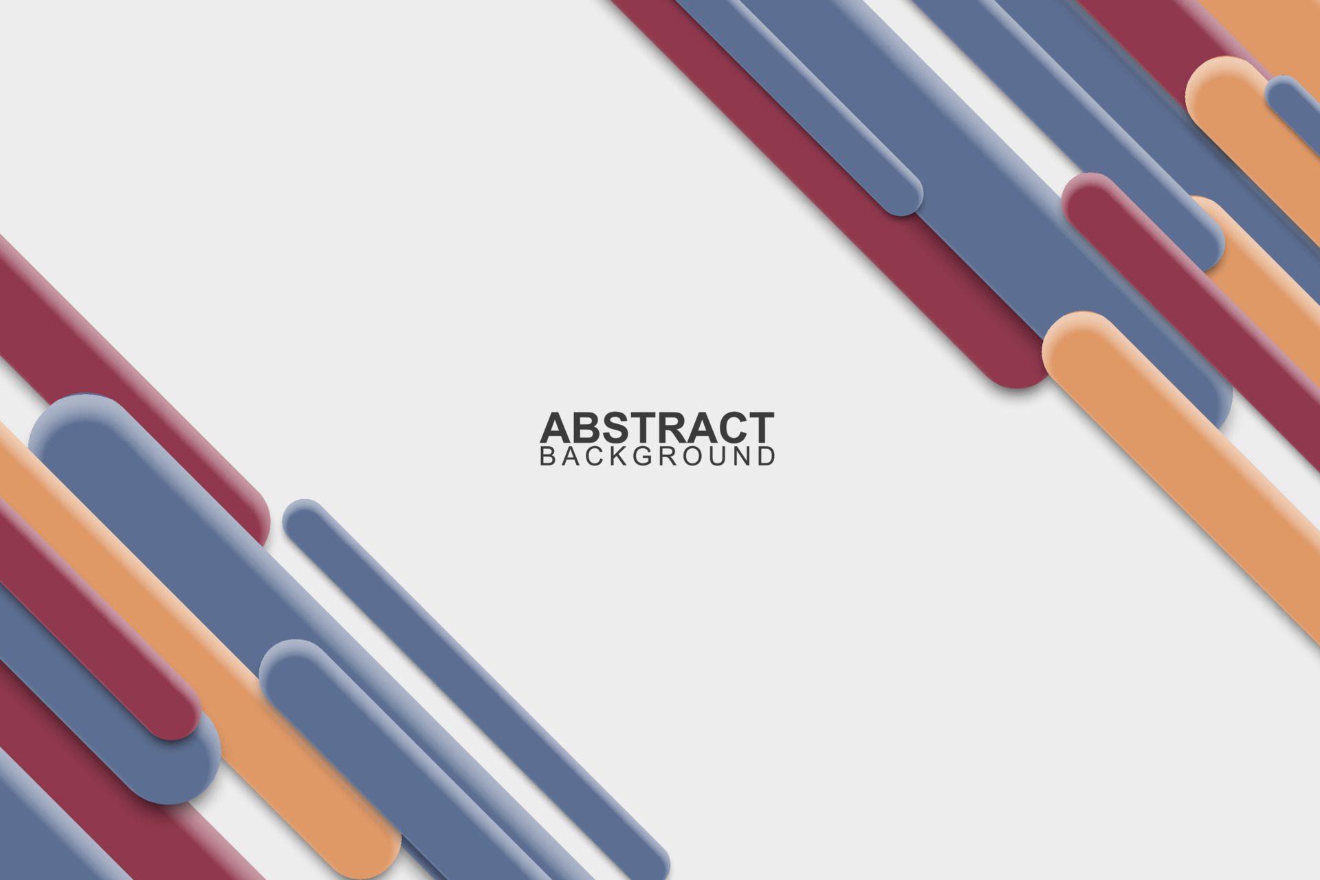 Colorful Rounded Stripes Overlapping Layer Banner Background 23269630