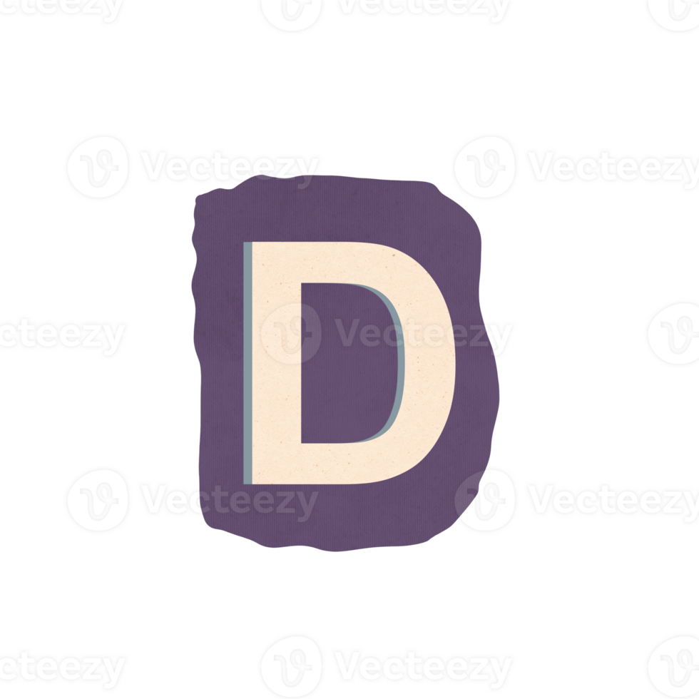 Cutout Letter D 23271433 PNG