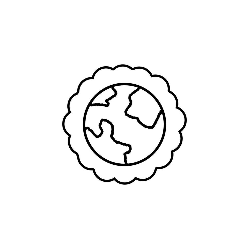 the ozone layer of the earth outline vector icon illustration 23277591 ... the ozone layer of the earth outline vector icon illustration 23277591 ...