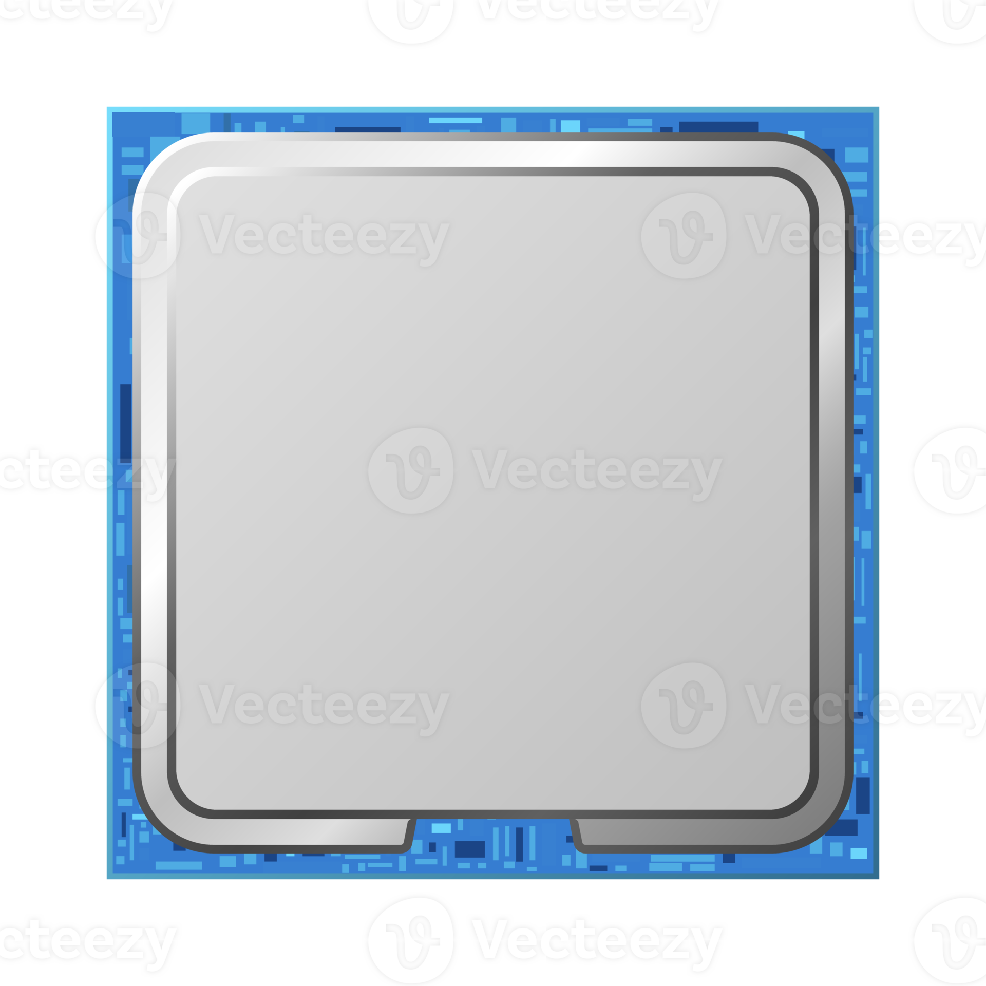 Cpu Central Processing Unit Or Microchip Computer 23280720 Png