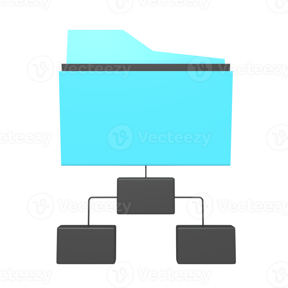 3d icon of folder structure the file 23281076 PNG