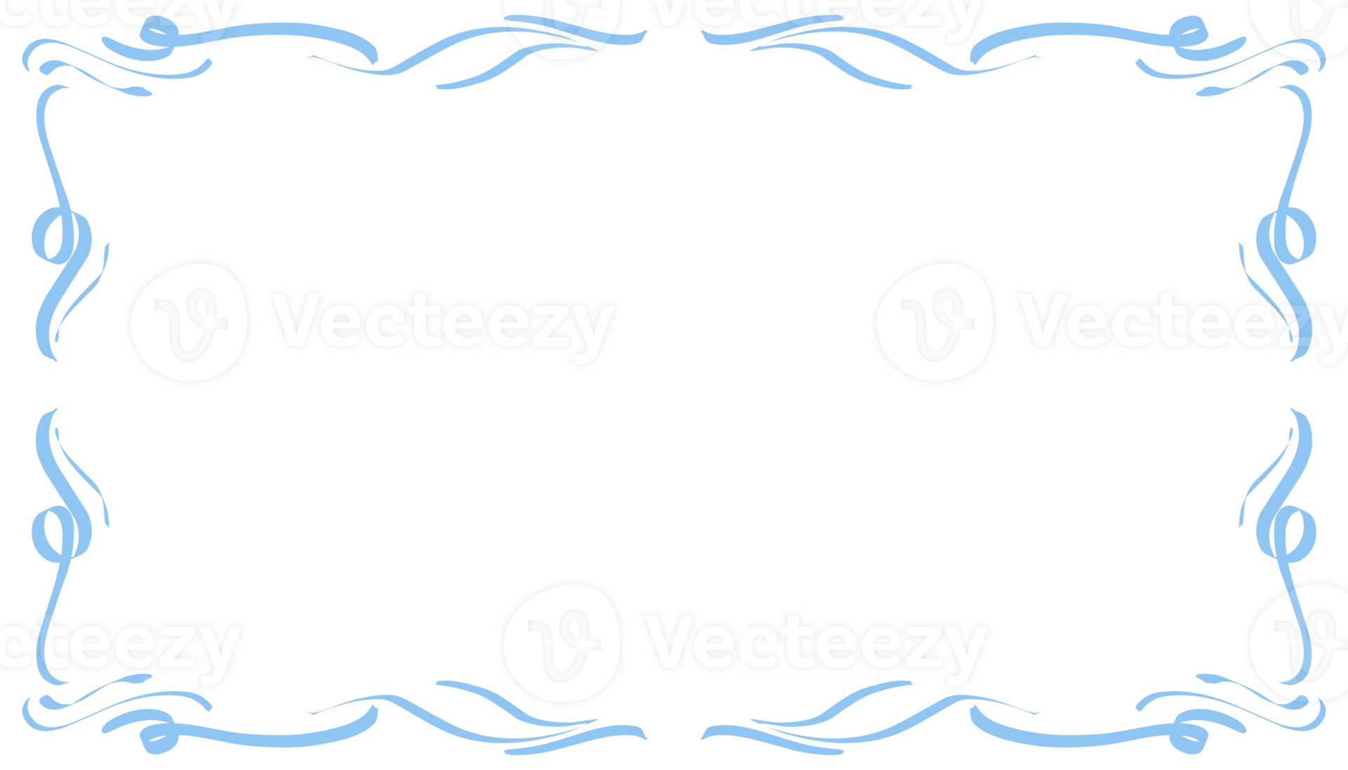 Blue abstract frame background illustration 23282135 PNG