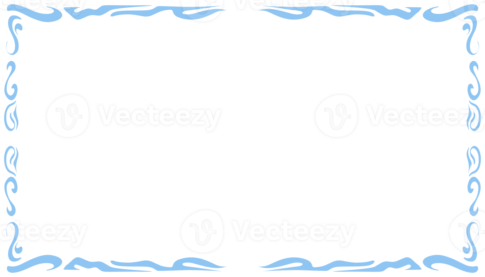 Blue abstract frame background illustration 23282141 PNG