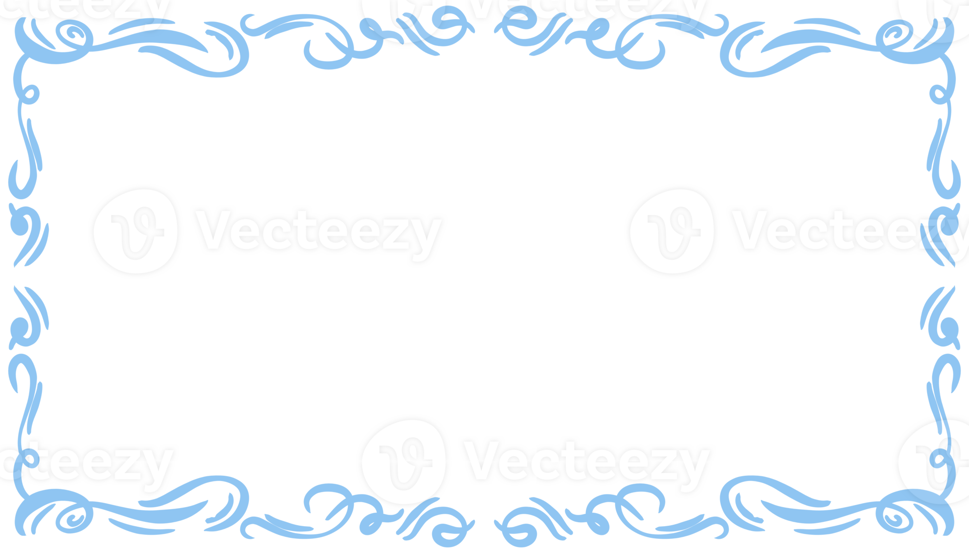 Blue abstract frame background illustration 23282145 PNG