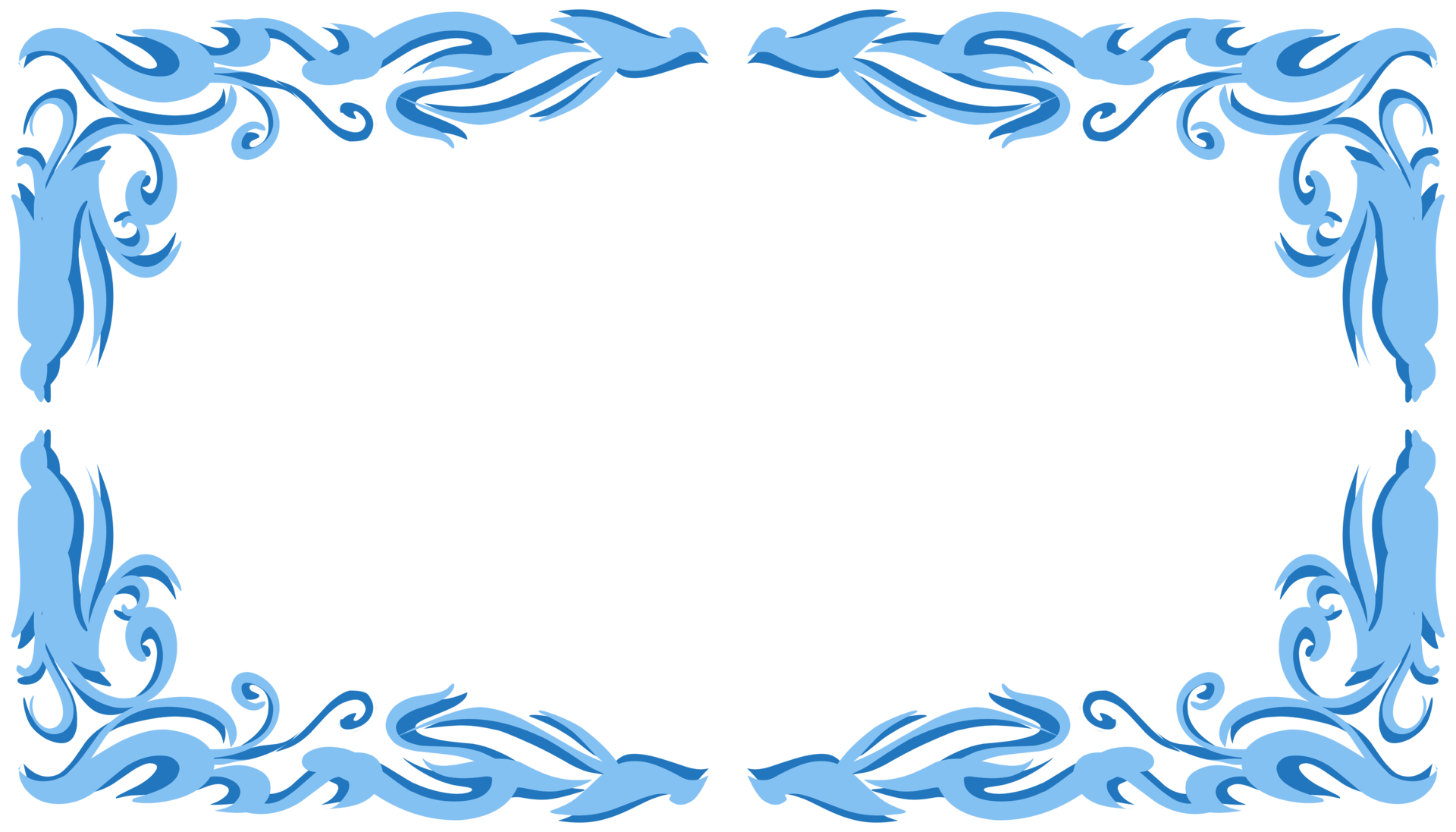 Blue abstract frame background illustration 23282147 PNG