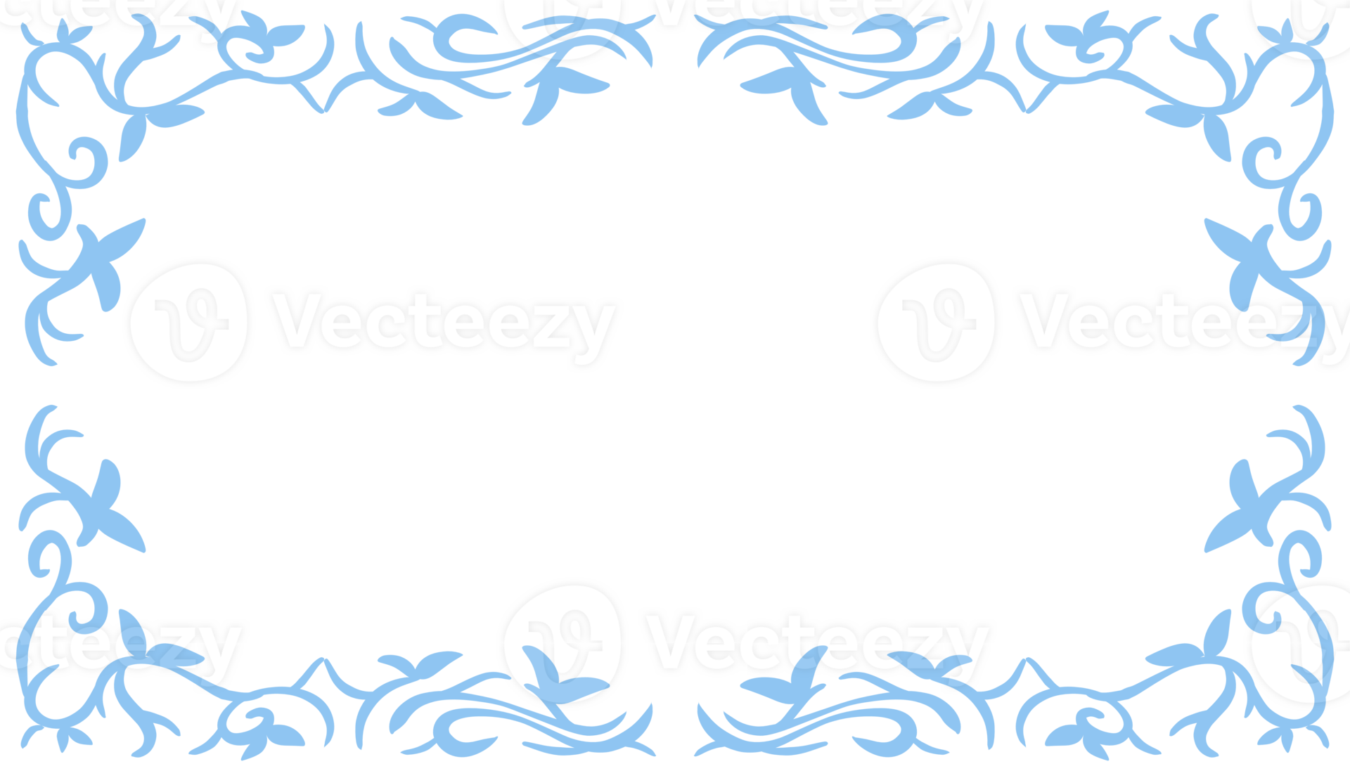 Blue abstract frame background illustration 23282148 PNG