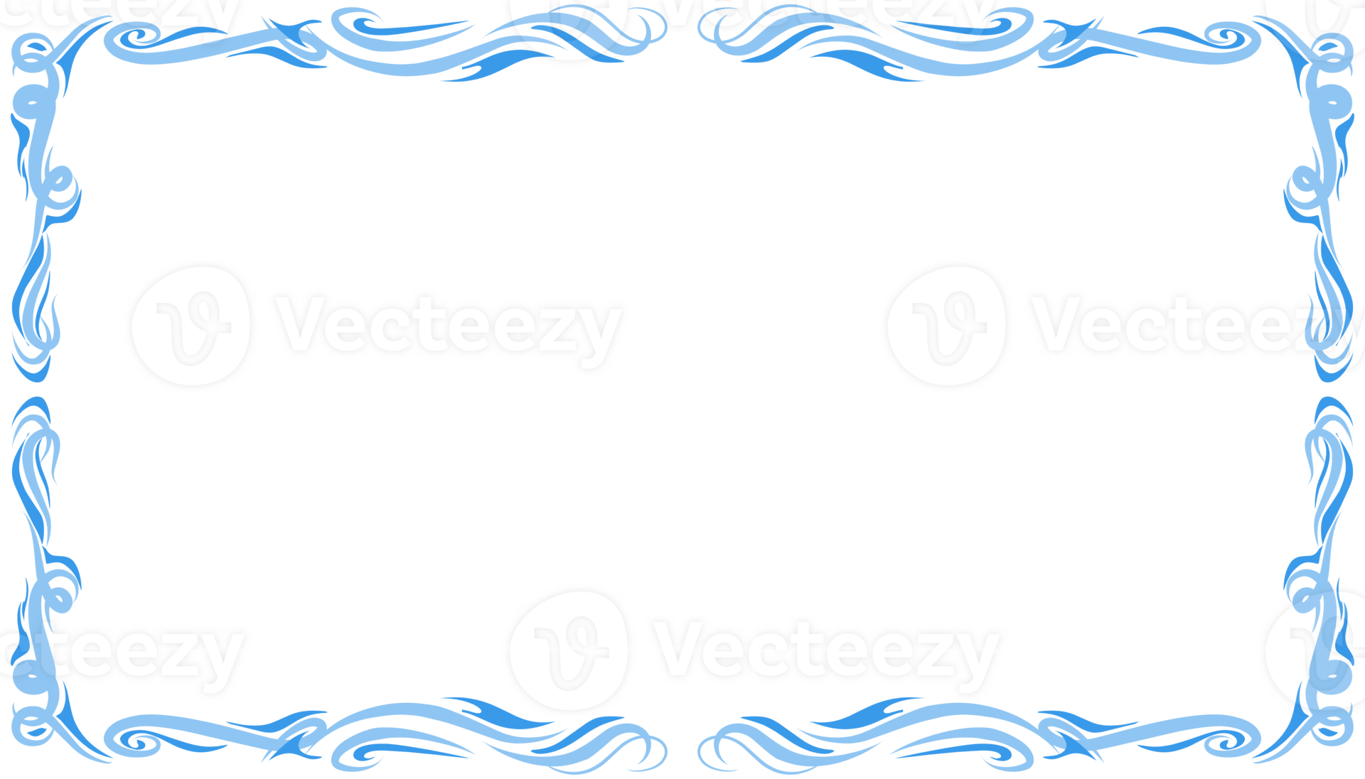 Blue abstract frame background illustration 23282150 PNG
