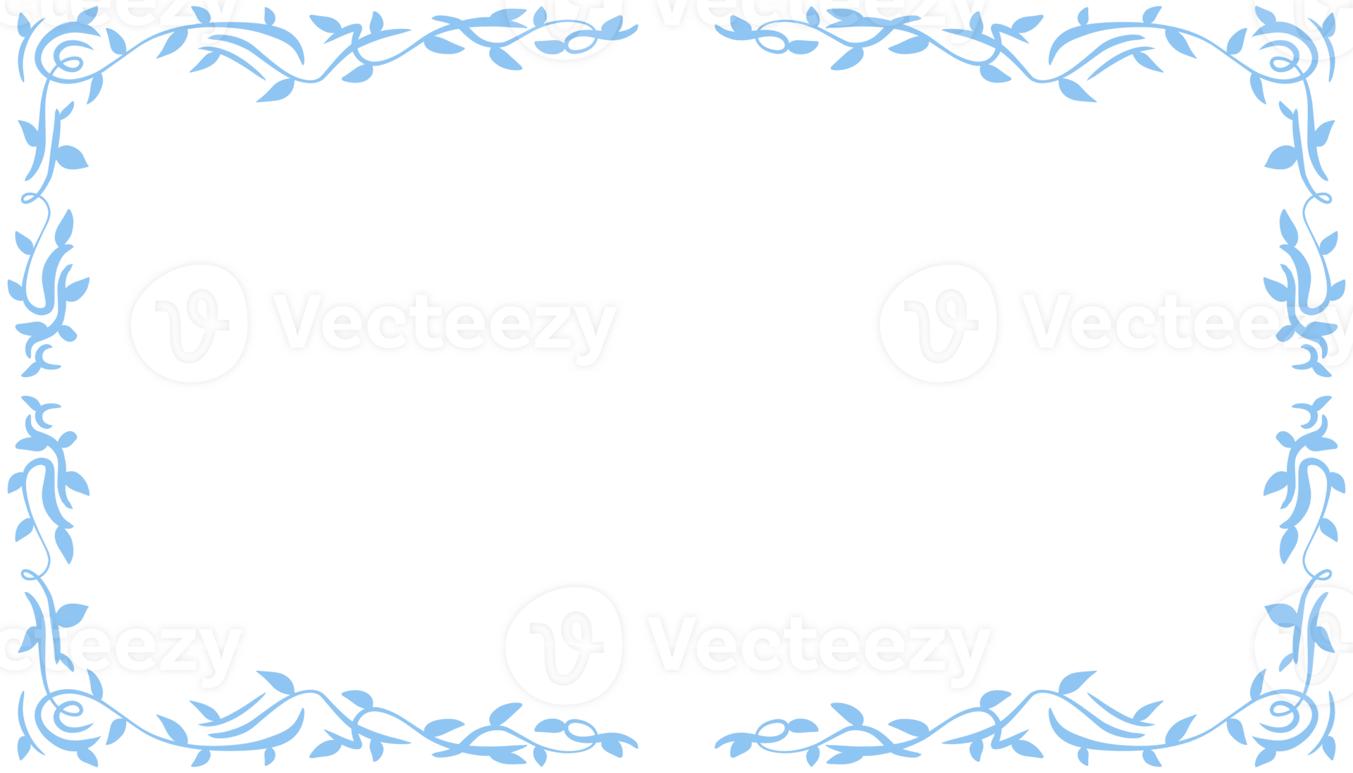 Blue abstract frame background illustration 23282153 PNG