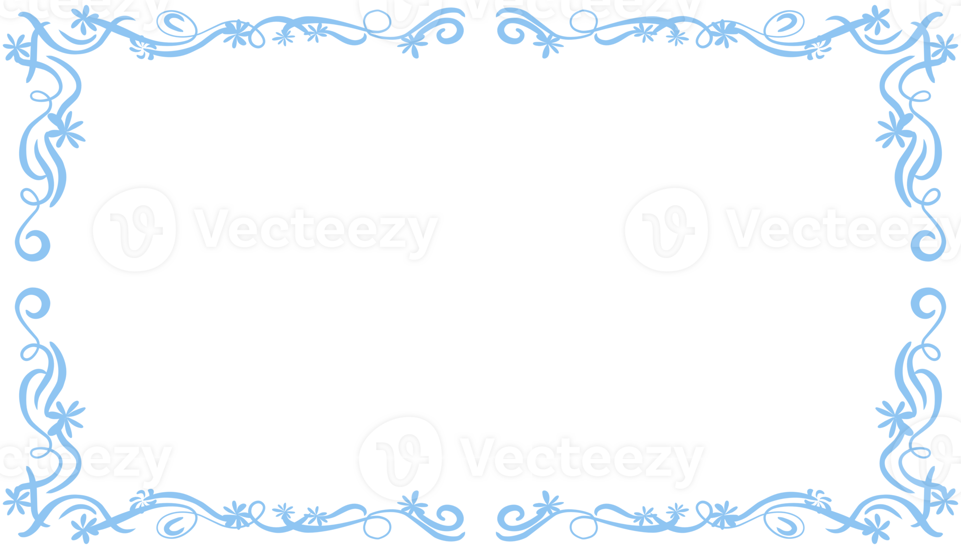 Blue abstract frame background illustration 23282156 PNG
