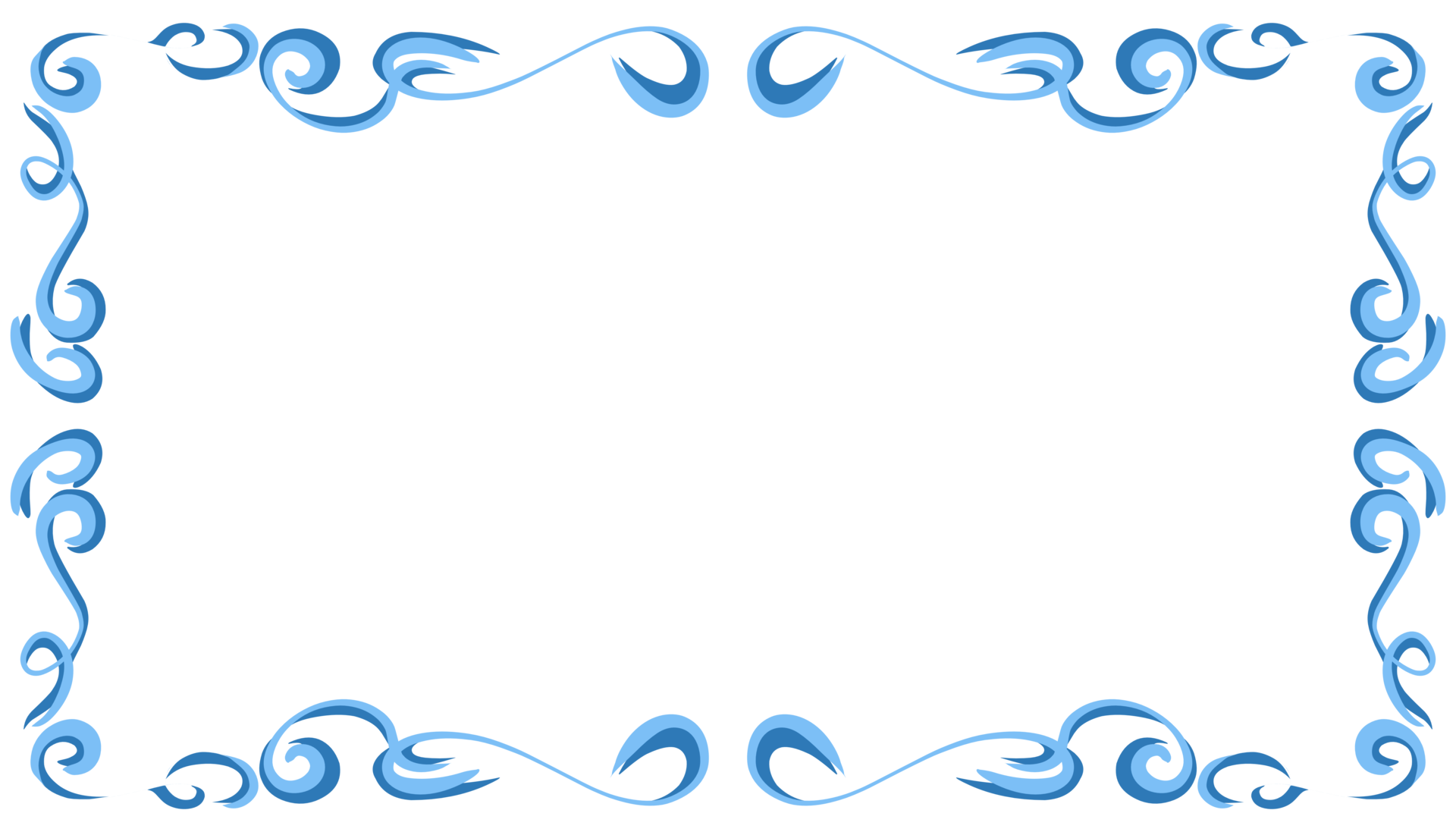 Blue abstract frame background illustration 23282158 PNG