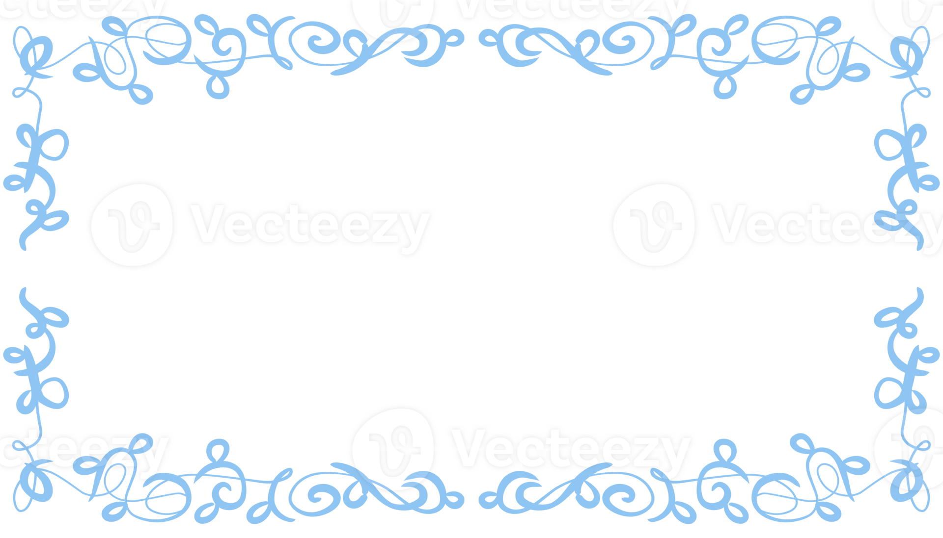 Blue abstract frame background illustration 23282163 PNG