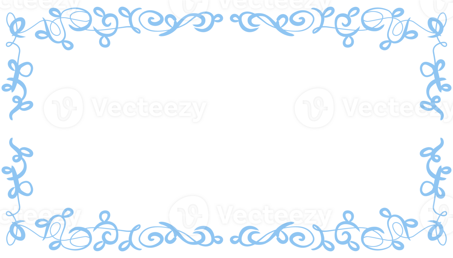 Blue abstract frame background illustration 23282163 PNG