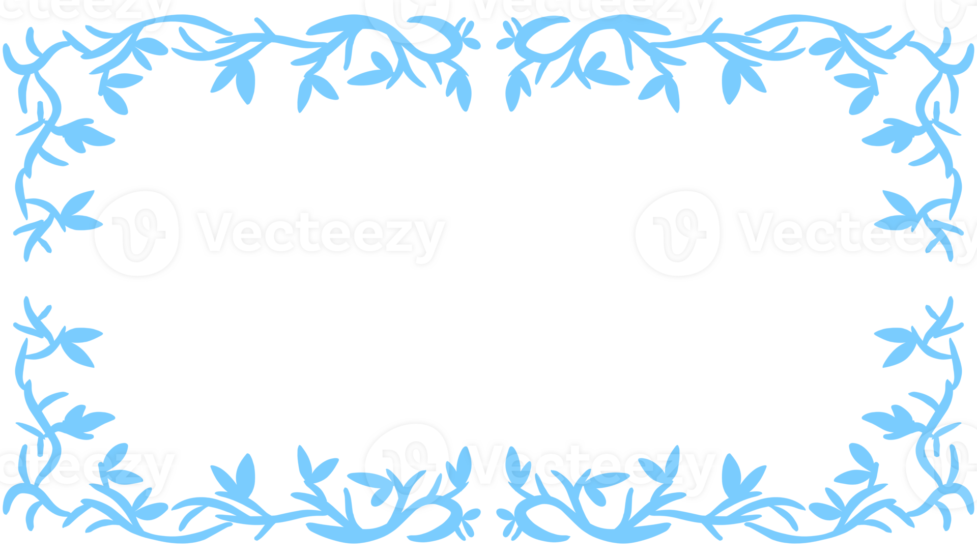 Blue abstract frame background illustration 23282164 PNG