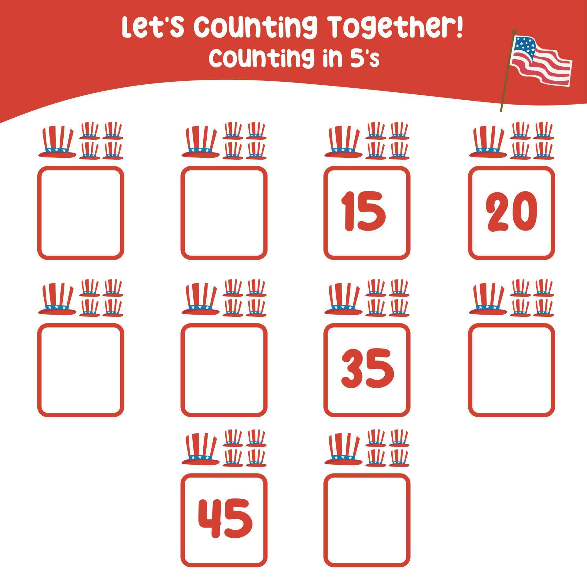 Mathematic counting worksheet. Math activity, count and write the ...