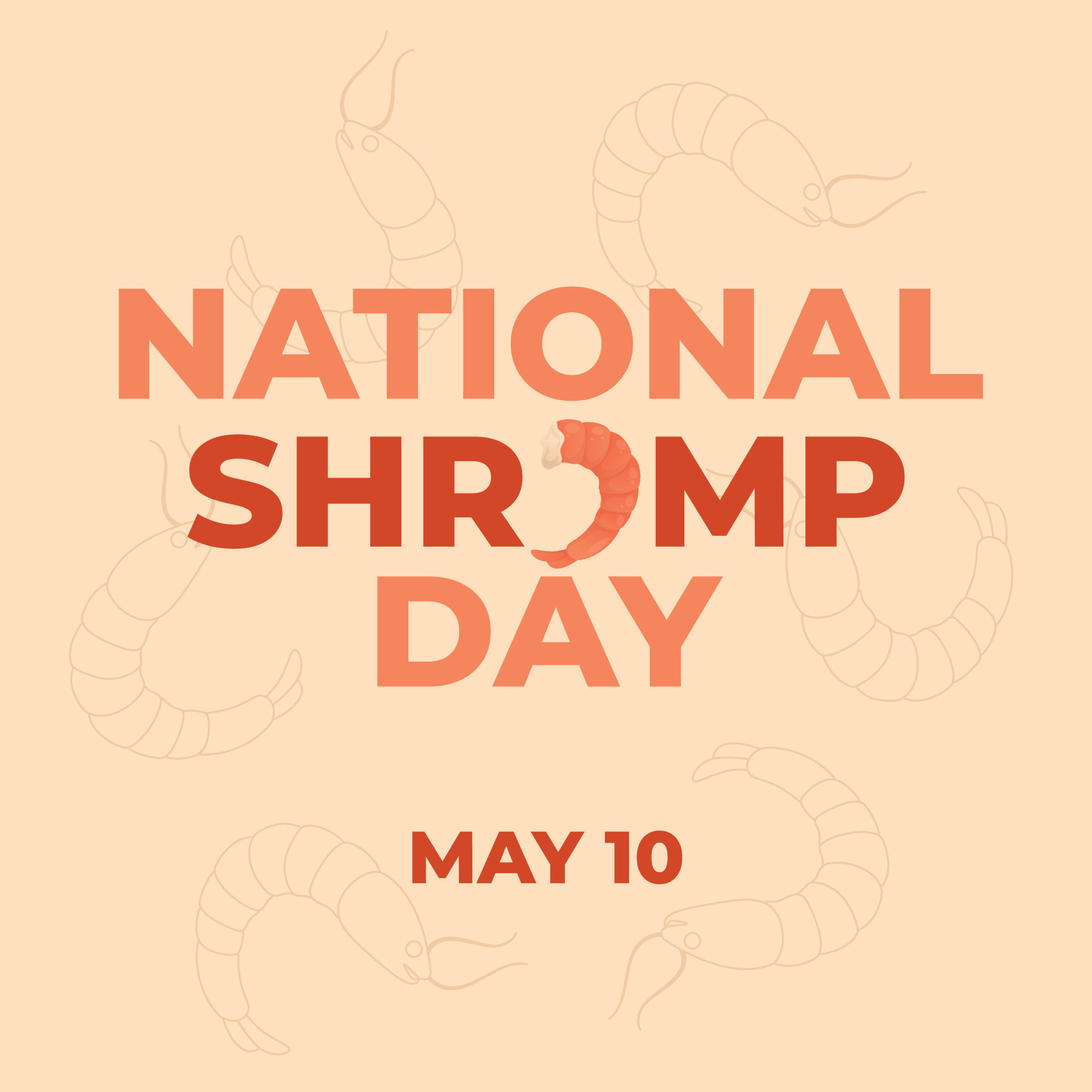 national shrimp day design template. shrimp illustration for national ... national shrimp day design template. shrimp illustration for national ...