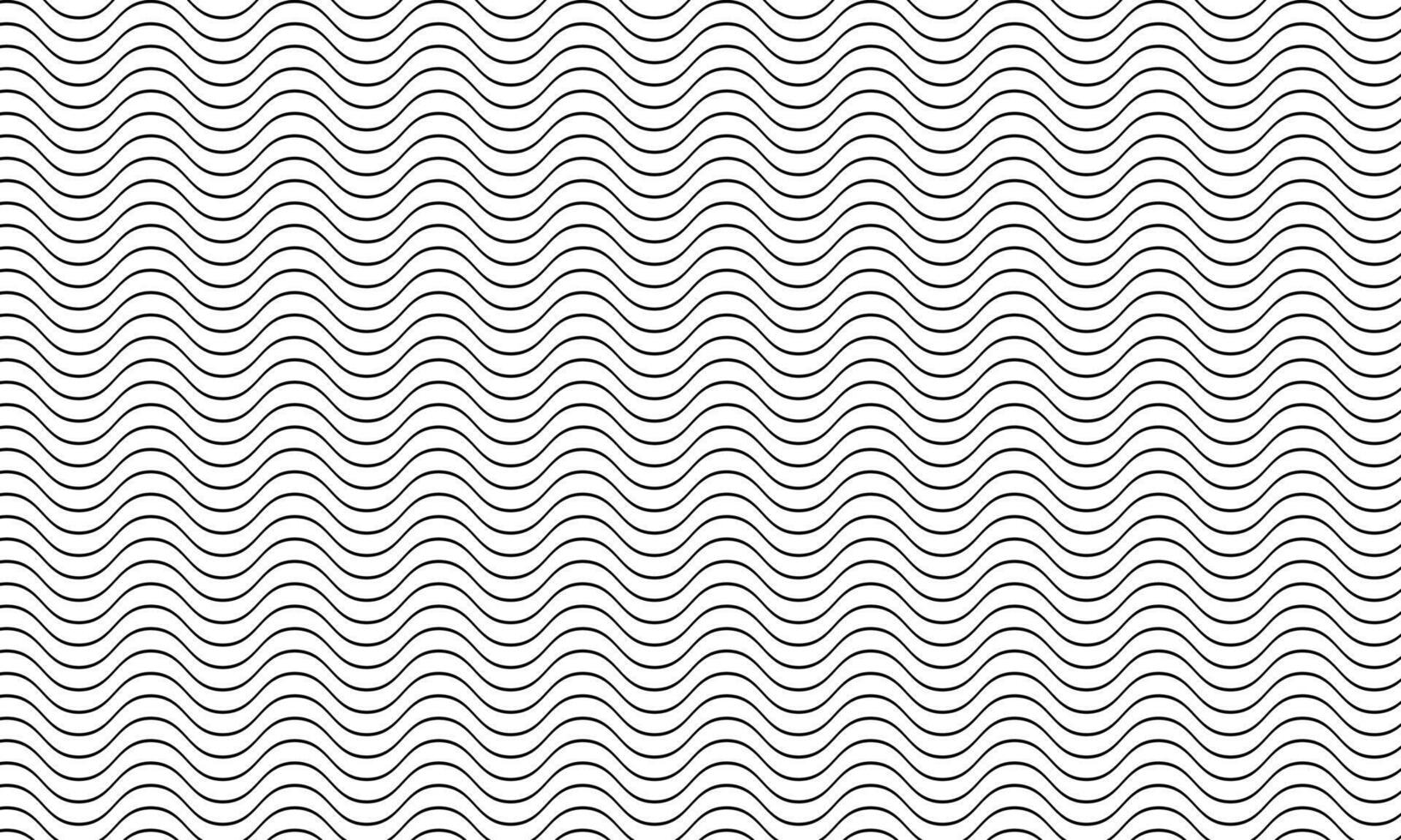 abstract creative seamless horizontal wave line pattern vector ...